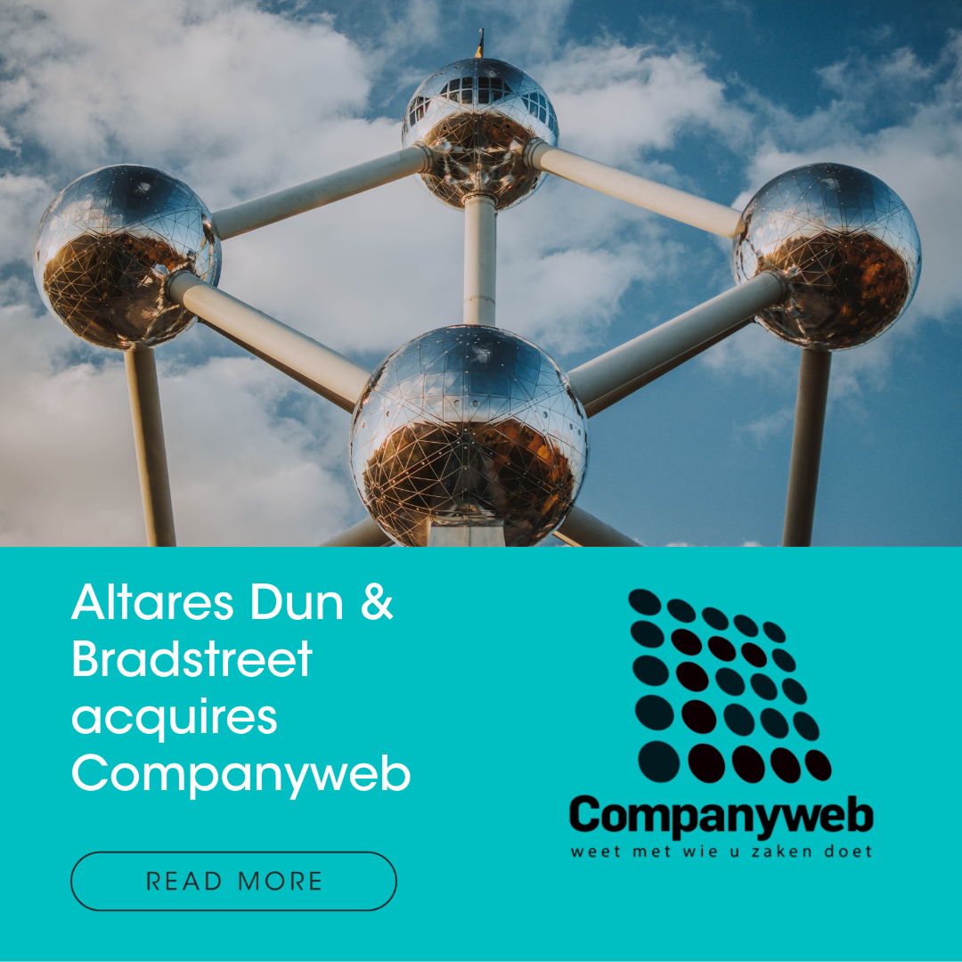 Altares Dun & Bradstreet acquiert Companyweb - Altares